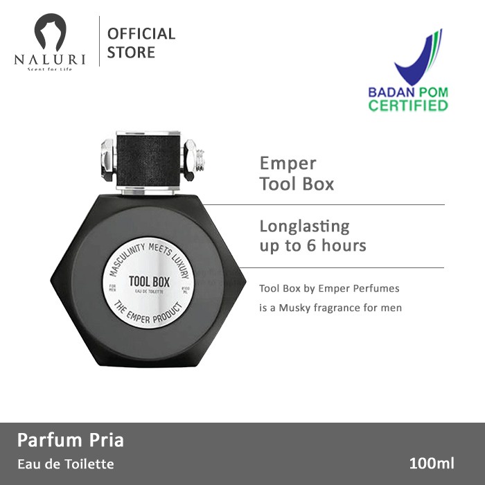 Jual Parfum Original Emper Tool Box EDT 100ml | Shopee Indonesia
