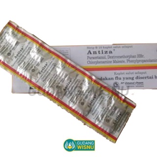 Jual ANTIZA TAB obat batuk pilek demam | Shopee Indonesia