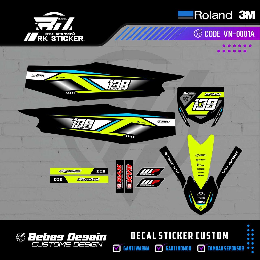 Jual DECAL VEGA NEW RBT FREE CUSTOME DESIGN Indonesia|Shopee Indonesia