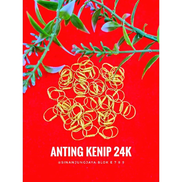 Jual Anting kenip lilit 0.5 gram 24 Karat | Shopee Indonesia