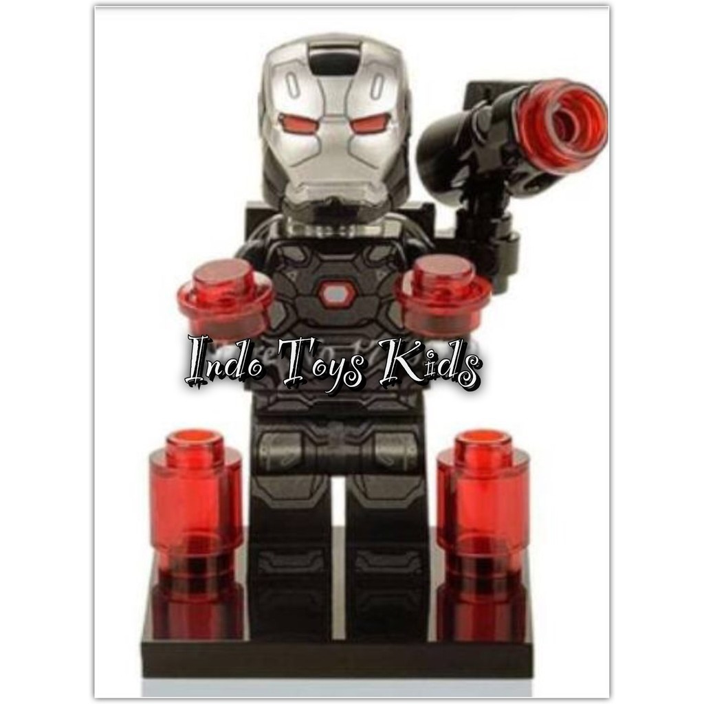 Jual Bricks Pogo Minifigure Iron Man War Machine | Shopee Indonesia