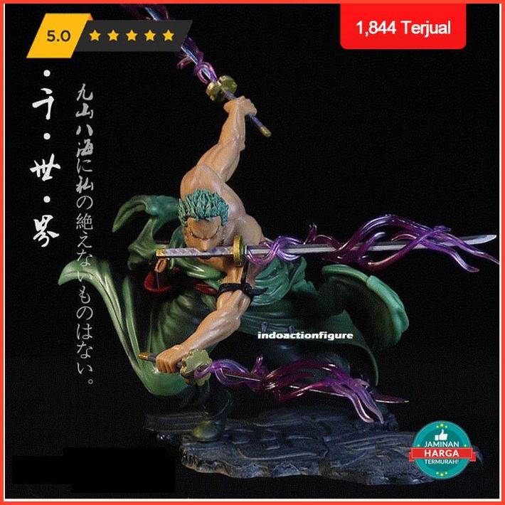 Jual Big Sale Action Figure One Piece Roronoa Zoro New Battle Version ...
