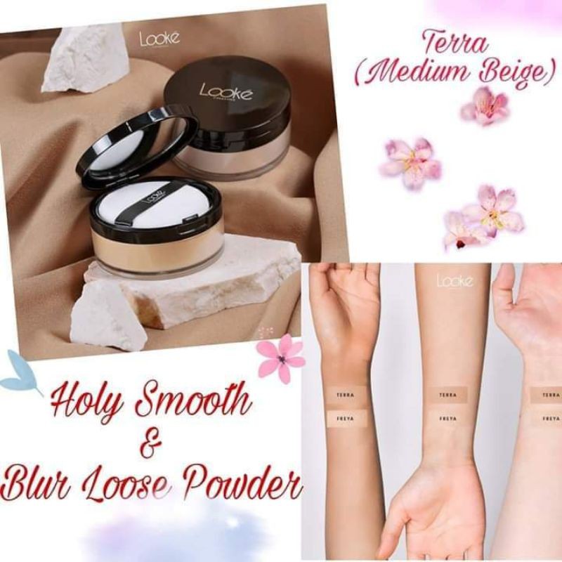 Jual Looke Holy Smooth & Blur Loose Powder Freya/Tera Indonesia|Shopee ...