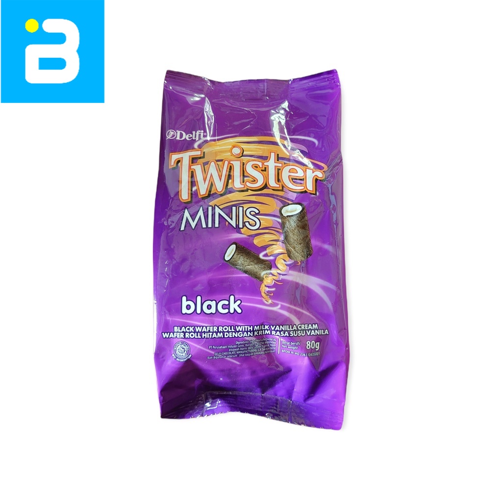 Jual Delfi Twister Minis Black 80 G | Shopee Indonesia