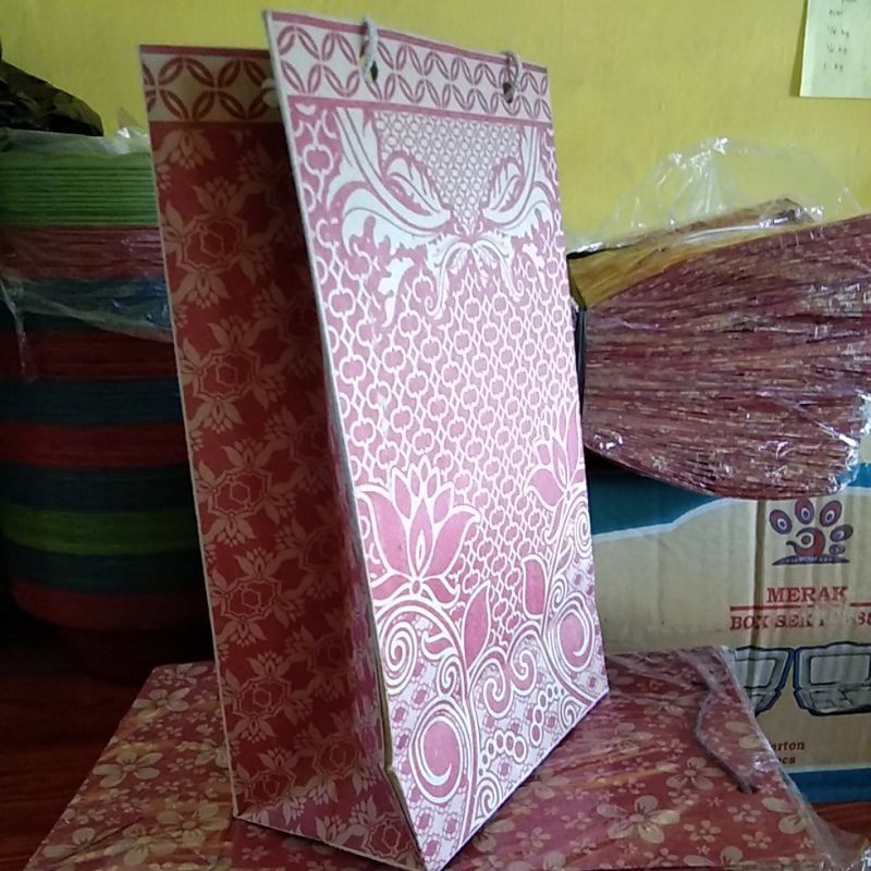 Jual paper bag (tas batik, tas kertas, tas hajatan, tas asul asul, tas ...