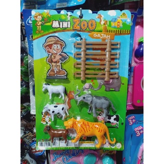 Jual Mainan Binatang Mini Zoo | Shopee Indonesia