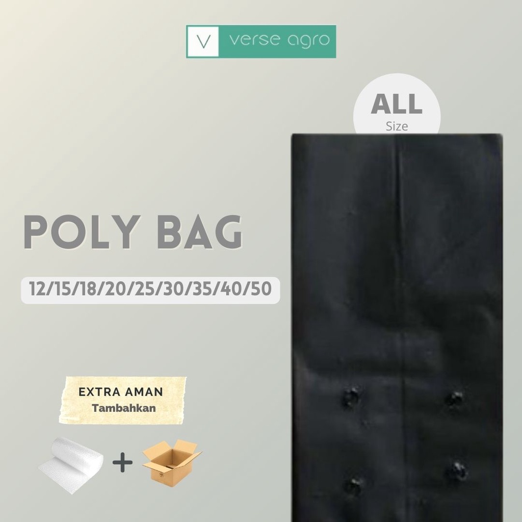 Jual Polybag Poly bag Planter Kualitas Super 1 Kg (Pilih Ukuran ...