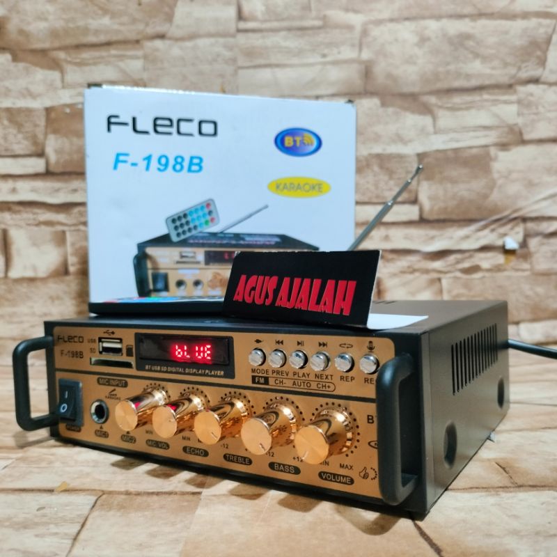 Jual Amplifier Fleco F-198B - Ampli Fleco 198B - Power Amplifier Fleco 198B | Shopee Indonesia