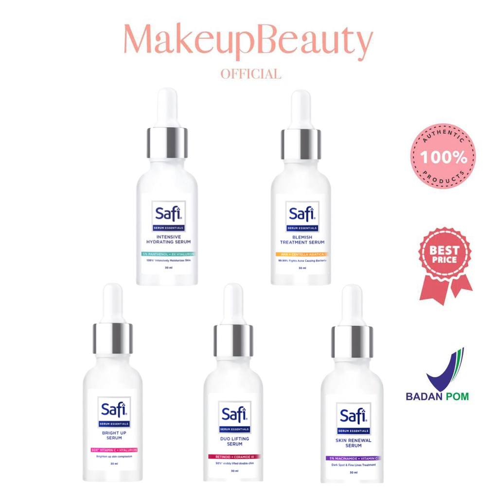 Jual SAFI Serum Essentials Series 30ml - Skin Renewal | Blemish ...