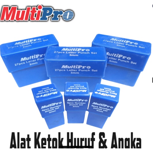 Jual Ketok Huruf MultiPro / Letter Punch MultiPro Termurah / Alat Stamp ...