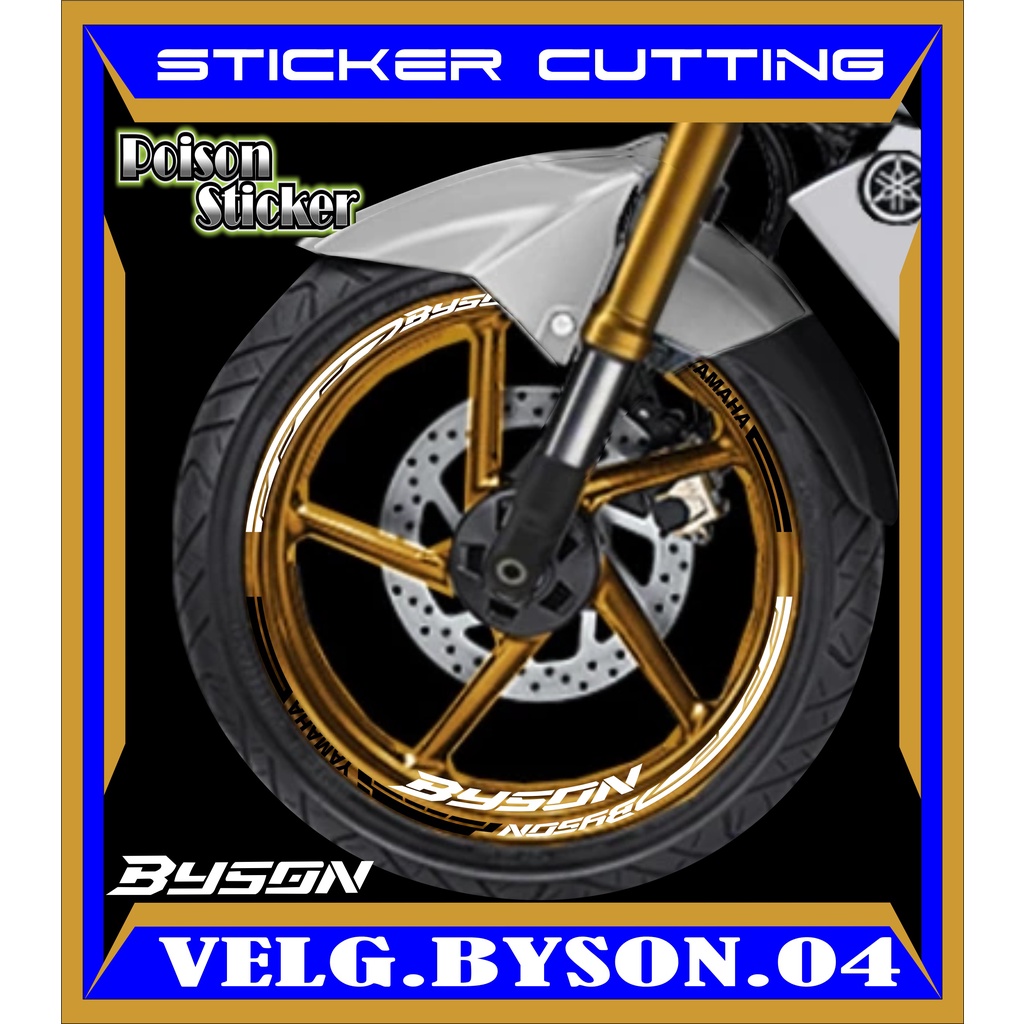 Jual CUTTING STICKER VELG BYSON - STIKER LIS LIST VARIASI BAN/VELG ...