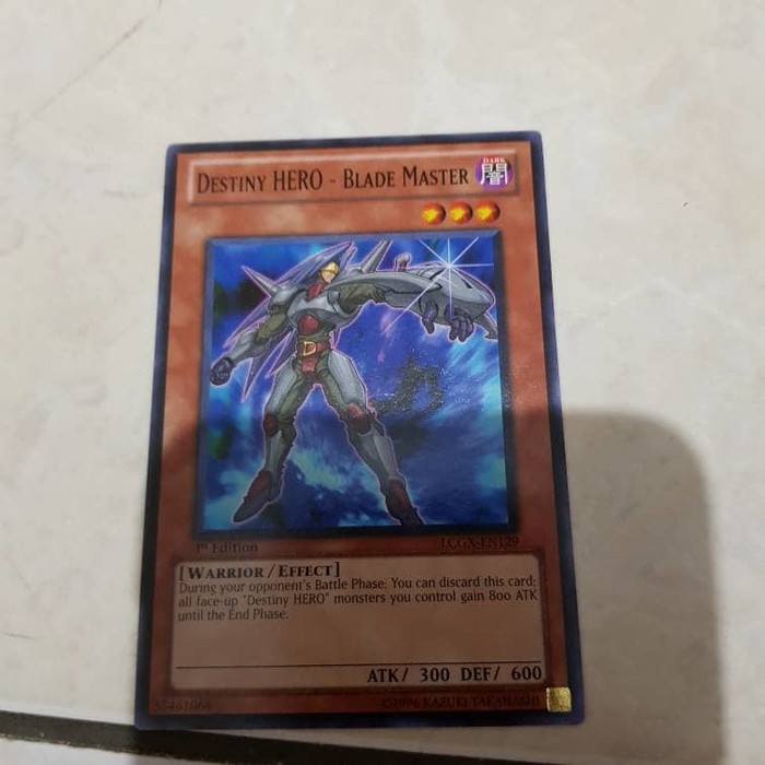 Jual kartu yugioh ori destiny hero blade master common Indonesia|Shopee ...