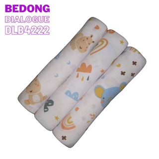 Jual 3 Pcs Bedong Bayi Jumbo 100 x 90 cm Dialogue Bedongan Bayi Kain ...