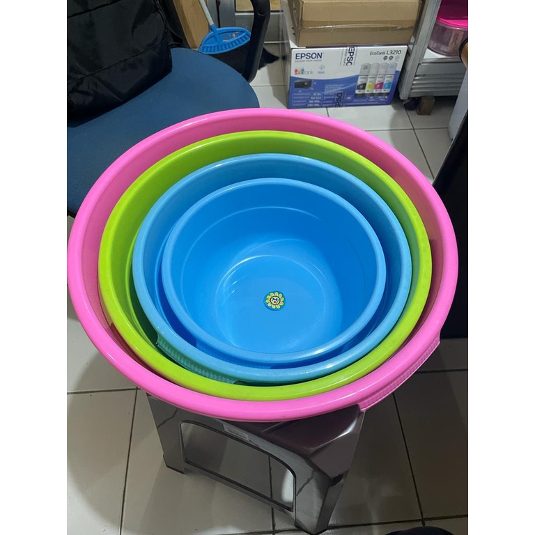 Jual Baskom Jerman Warna No 12, 14, 16, 18| Baskom Plastik/Makanan/Cuci ...