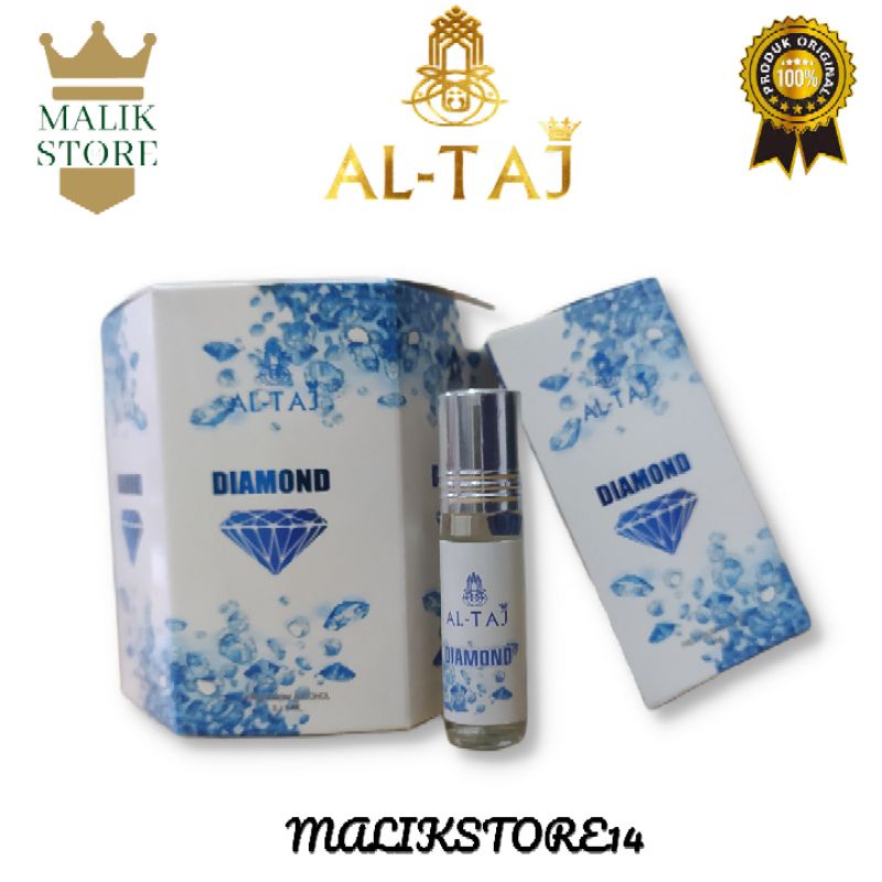Jual DIAMOND parfume roll 6ml non alkohol by AL-TAJ | Shopee Indonesia