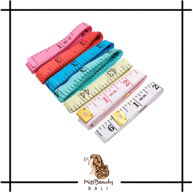 Jual Meteran Jahit / Meteran Kain Alat Ukur Multifungsi 150cm / Meteran ...