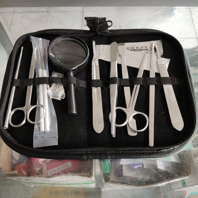 Jual Alat bedah hewan dissecting set disekting set disecting kit ...