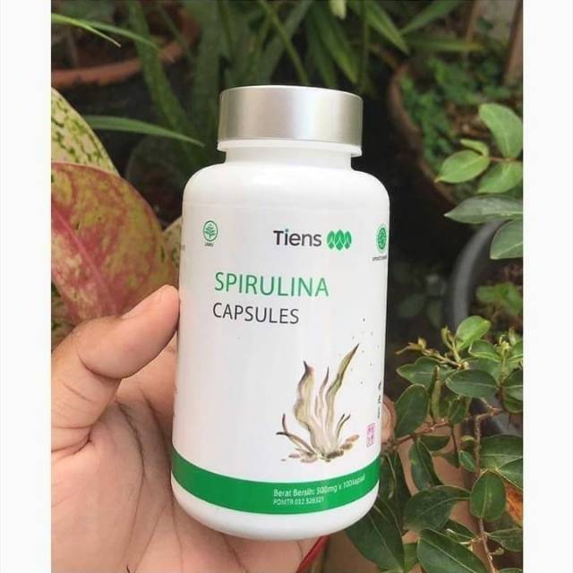 Jual [ DIST RESMI ] SPIRULINA TIENS ( 10 KAPSUL ) | Shopee Indonesia