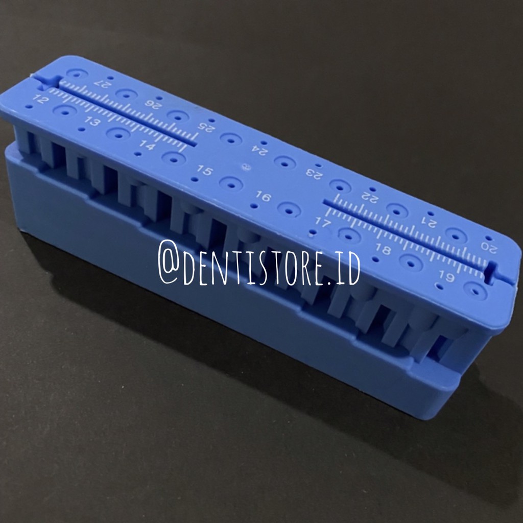 Jual Dental Endoblock Endo Block Gauge Endodontic File Jarum Ruler ...