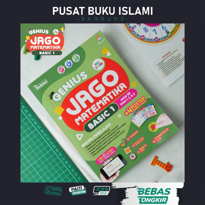 Jual GENIUS JAGO MATEMATIKA BASIC 1 MUDAH BELAJAR MENGHITUNG MTK SD ...