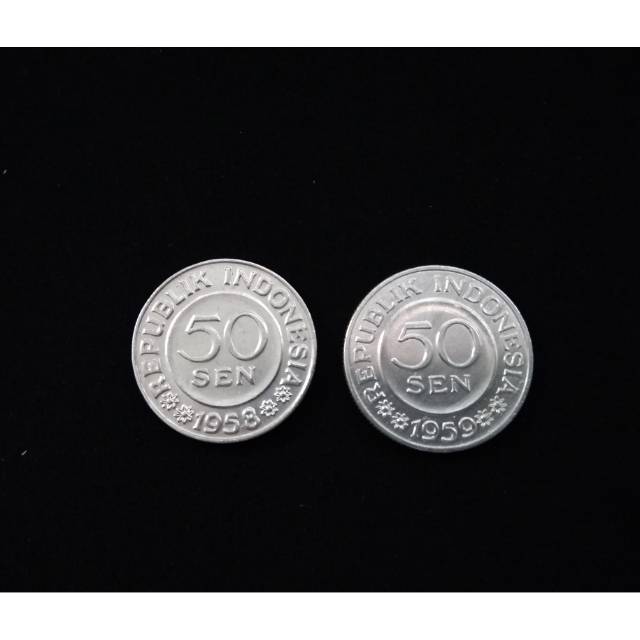 Jual Uang kuno 1/2 ( 0,5 ) rupiah atau 50 sen gambar garuda tahun 1958 / 1959 Indonesia|Shopee ...