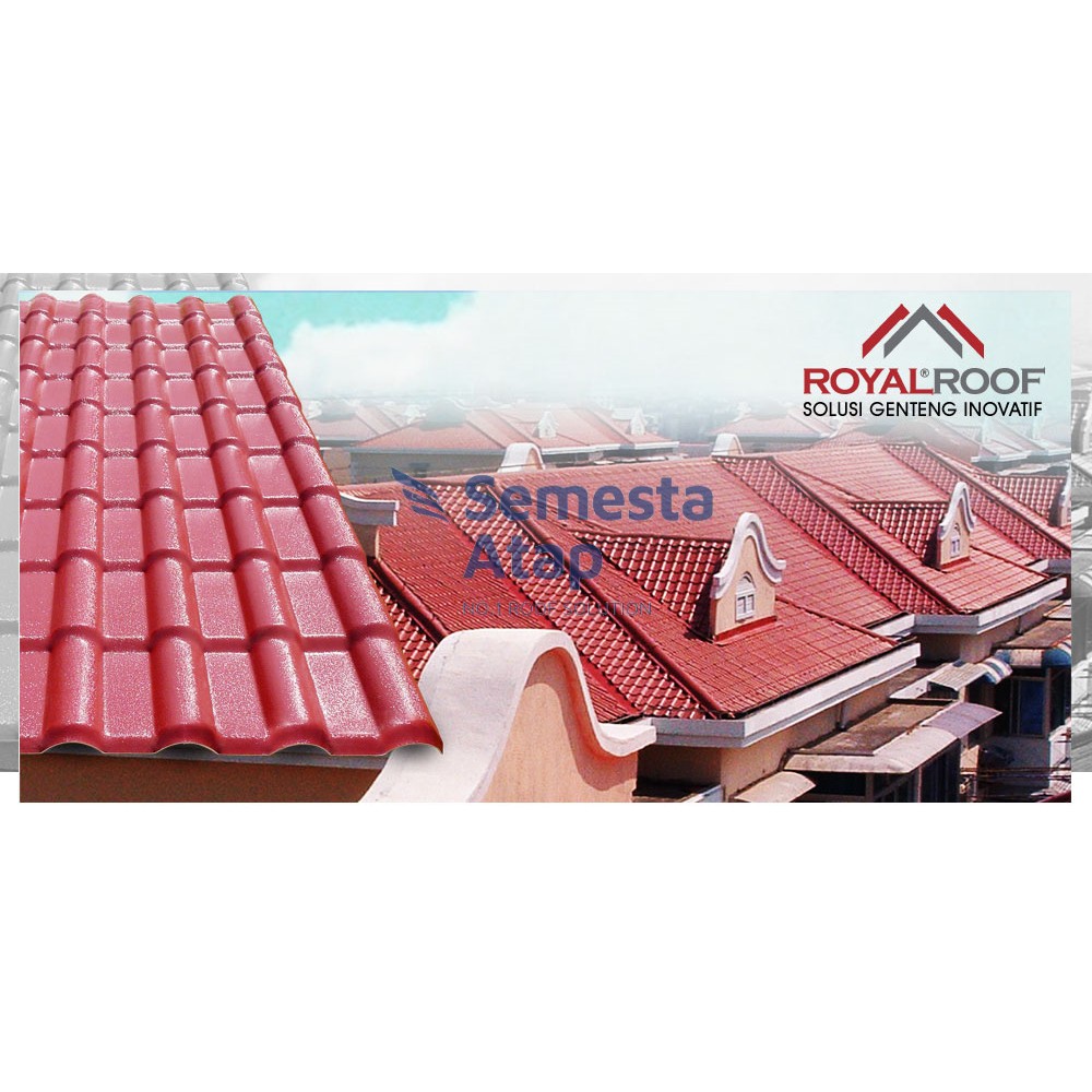 Jual Atap Genteng uPVC Royal Roof (176 x 96 cm) RoyalRoof Indonesia ...