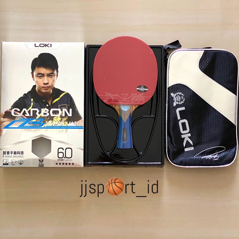 Jual Bet Pingpong Bet Tenis Meja Bat Pingpong Loki 6star Carbon ORIGINAL Indonesia|Shopee Indonesia