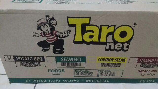 Snack Taro / Chiki Taro Rasa BBQ isi 60 pcs /dus | Shopee Indonesia
