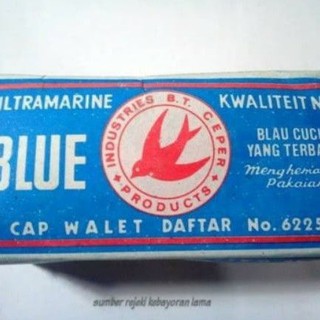 Jual Blau Cuci Cap Walet Kemasan Kotak / 5 Pak / 1 Pak isi 4 Keping ...