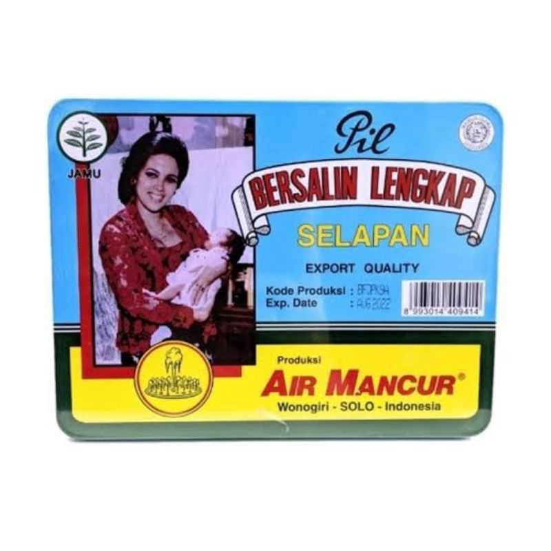 Jual Jamu Bersalin Lengkap PIL KALENG air mancur | Shopee Indonesia