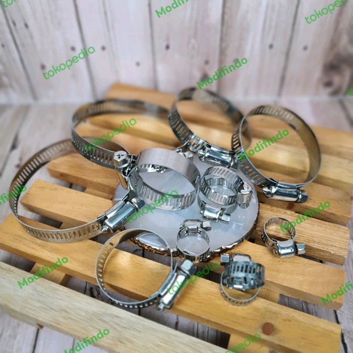Jual KLEM SELANG AIR STAINLESS STEEL HOSE CLAMP SELANG TABUNG GAS LPG ...