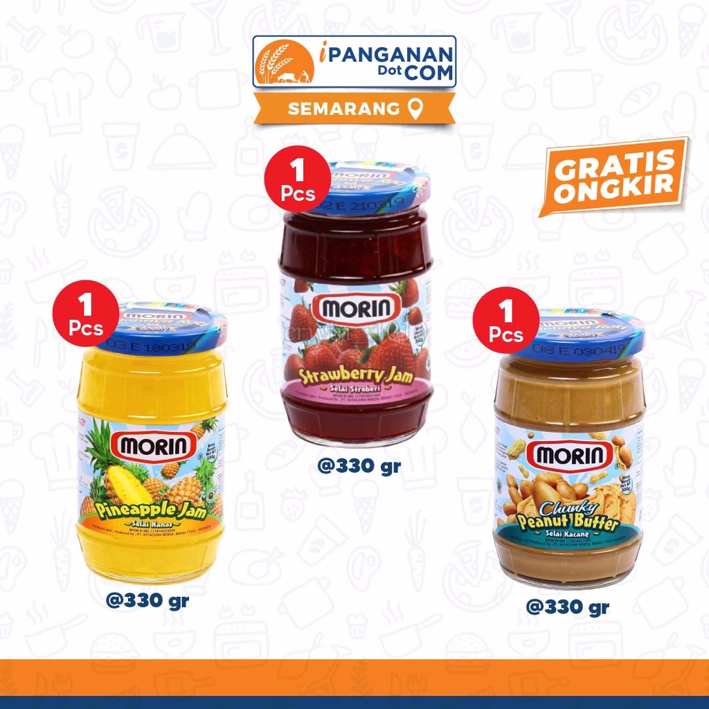 Jual Paket Aneka Selai Morin - Morin Peanut Butter Creamy, Morin ...