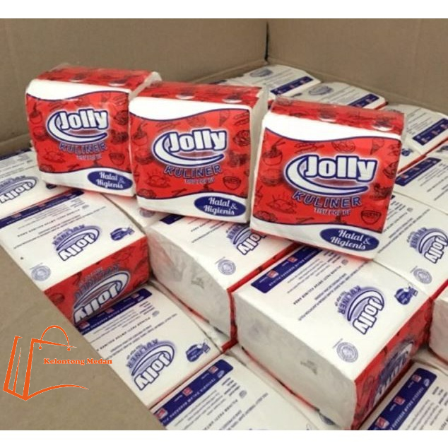 Jual TISSUE JOLLY POP UP 90 GRAM TISSUE JOLLY TISU 2PLY TISSUE TOILET ...