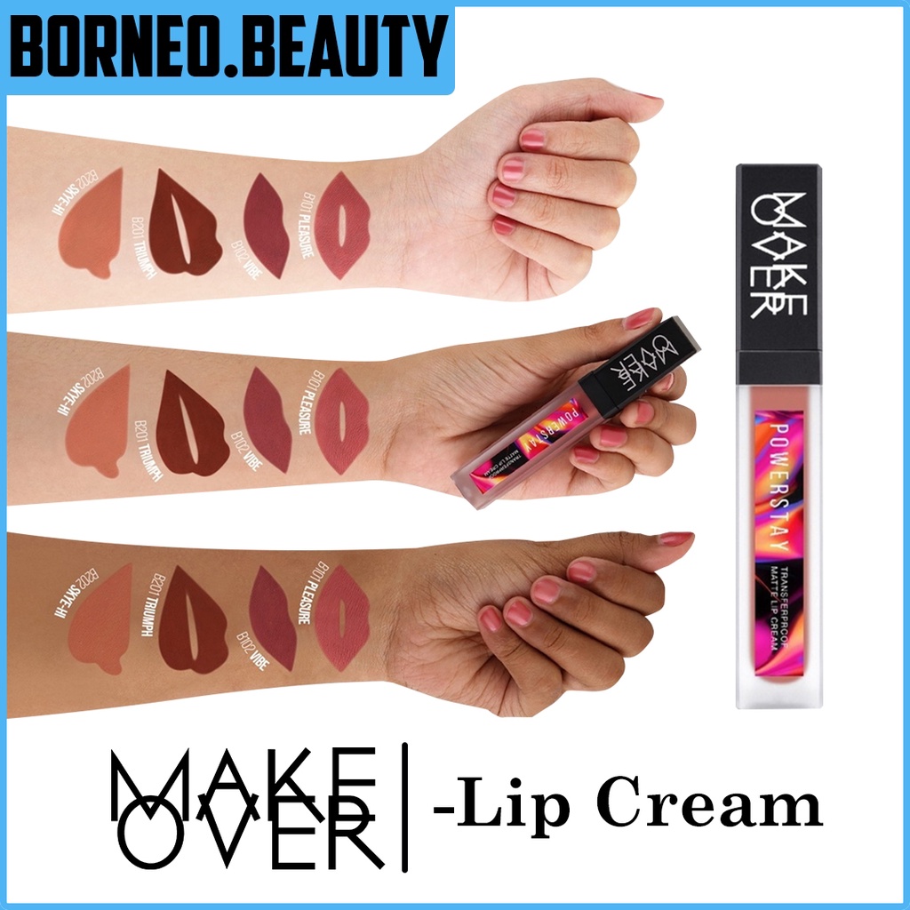 Jual MAKE OVER Powerstay Transferproof Matte Lip Cream Euphoria Series ...