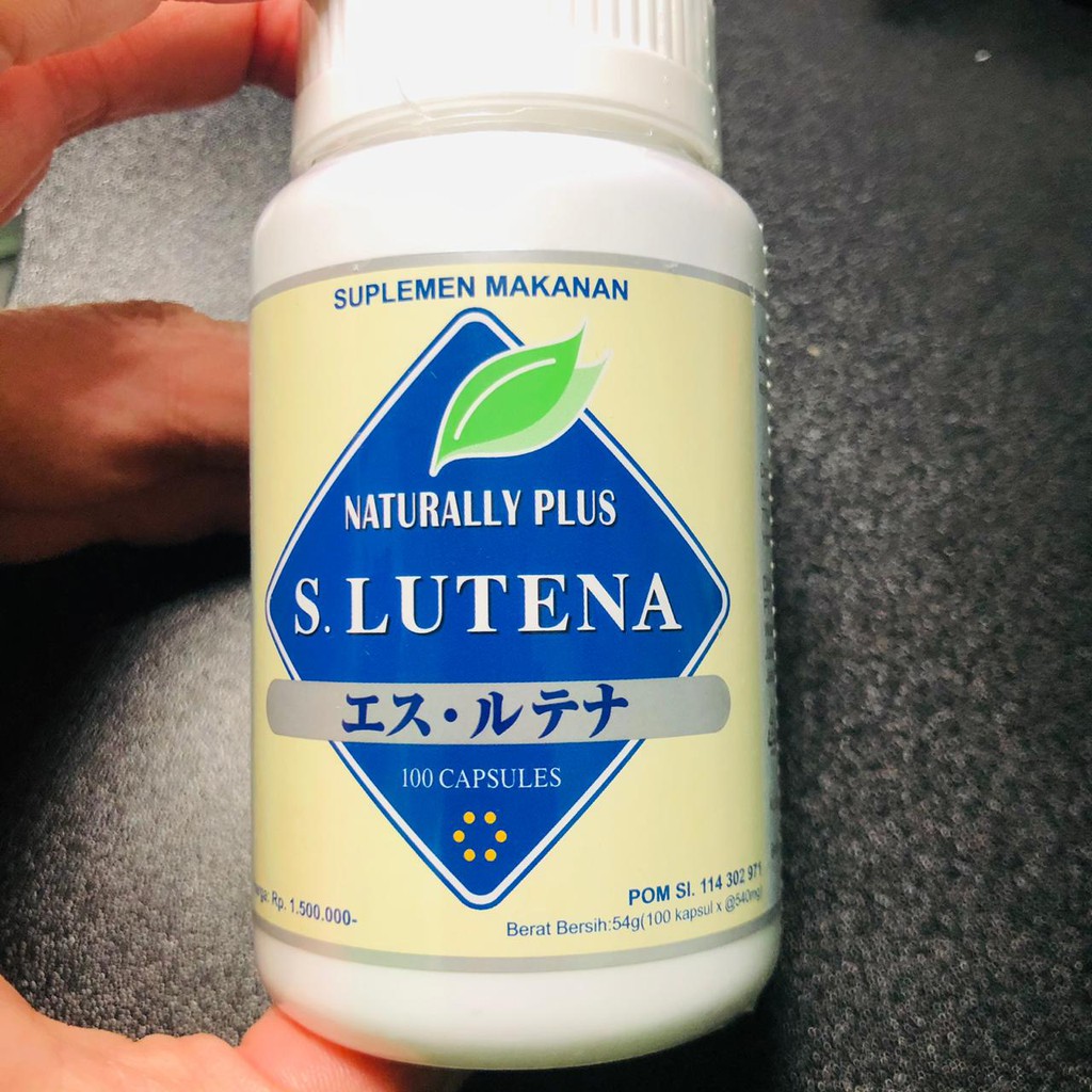 Jual Super lutein SUPER LUTENA 100caps Slutena original product lutein ...