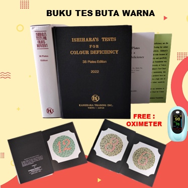 Jual buku cek tes buta warna Isihara ishihara 38 plates | Shopee Indonesia