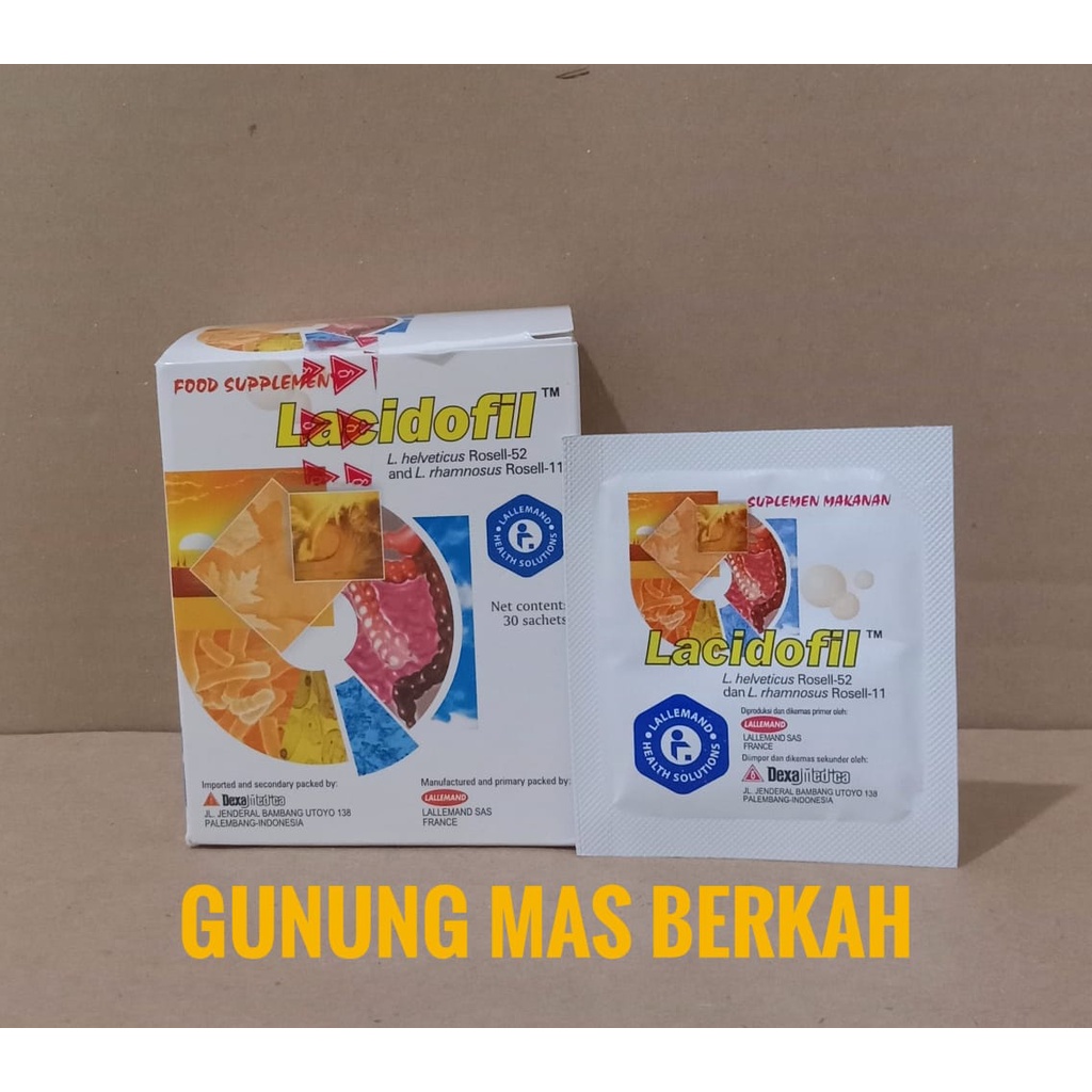 Jual LACIDOFIL SACHET Lacidofil Isi 30 Sachet - Untuk memelihara fungsi ...