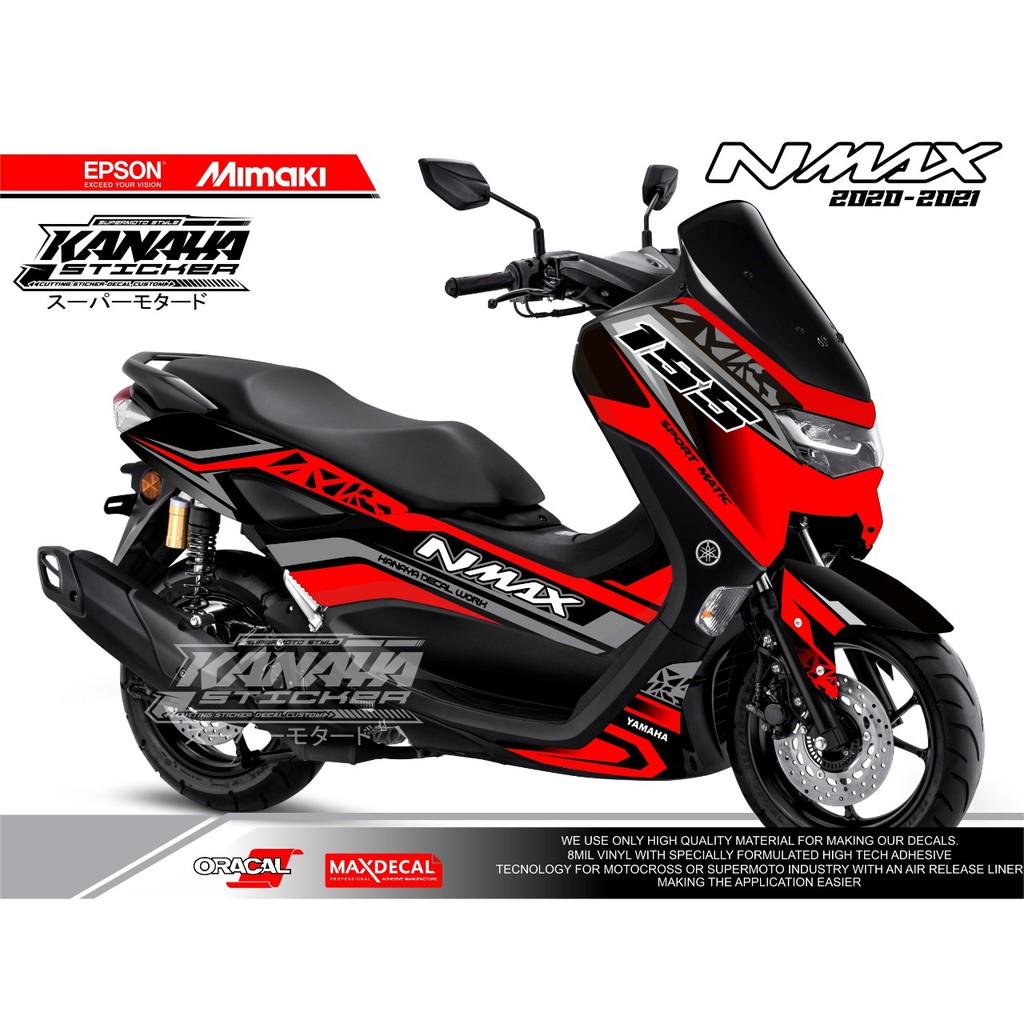 Jual DECAL NMAX STICKER DECAL NMAX NEW 2020 / 2021 / NMAX ABS / NMAX ...