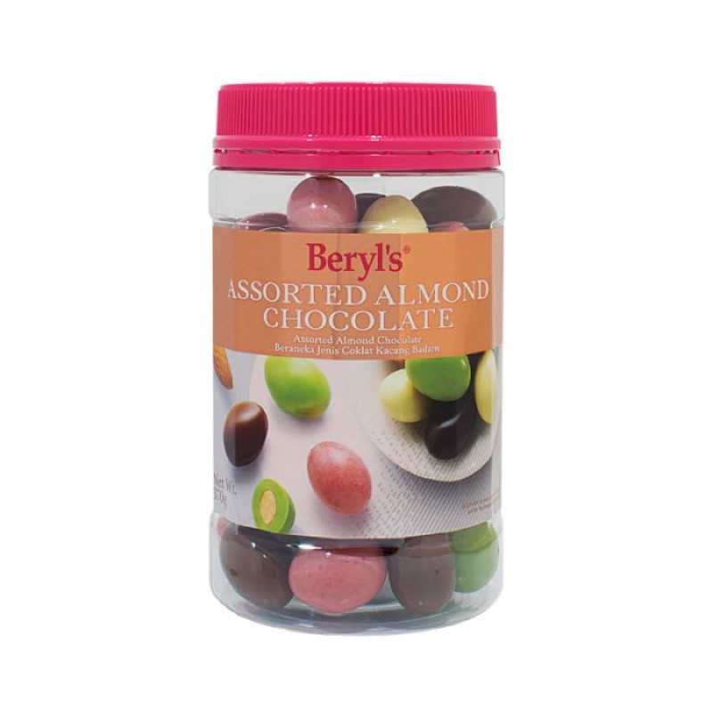 Jual Beryl's Chocolate Jar Toples - Dragees Pop Can Mix Choc 370g ...