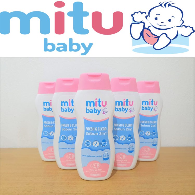 Jual Mitu Baby Liquid Soap / Sabun Mandi Bayi Mitu | Shopee Indonesia
