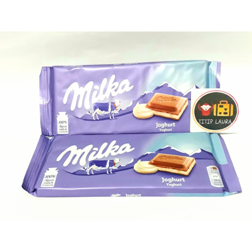 Jual MIlka Chocolate Yogurt Cream 100gr Ori Jerman | Shopee Indonesia