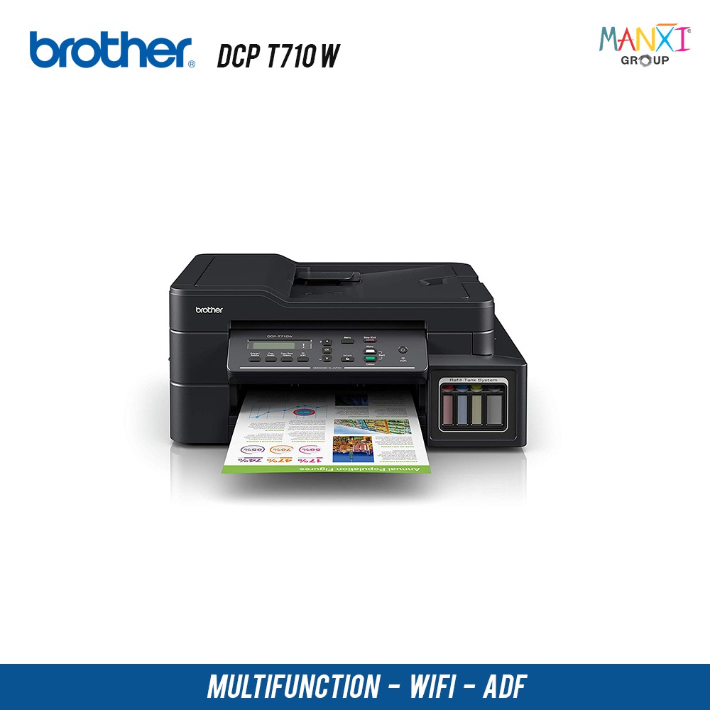 Jual Printer Brother DCP-T710W Multifunction Mobile-Print ADF + Wifi | Shopee Indonesia