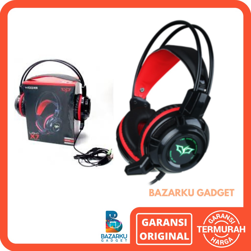 Jual Headphone Gaming Misde X7 Headset Gaming Headset Original Earphone ...