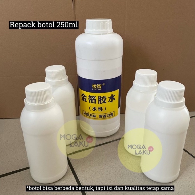 Jual lem kertas prada foil leaf adhesive gilding 250ml | Shopee Indonesia