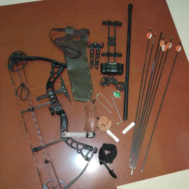 Jual Satu set alat panah merk diamond rock solid | Shopee Indonesia