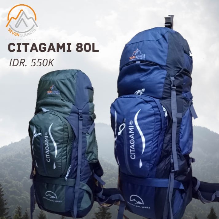 Jual Tas Carrier Seven Summits Citgami 80 Liter Original Ransel Gunung | Shopee Indonesia