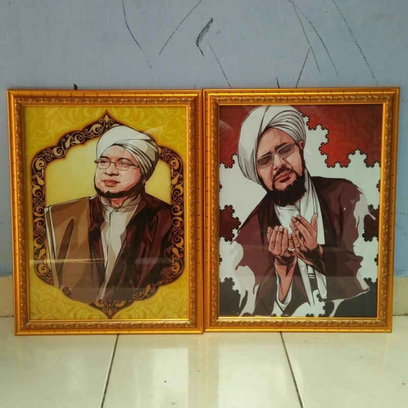 Jual Figura Habaib Vector ukuran 30x40 Indonesia|Shopee Indonesia