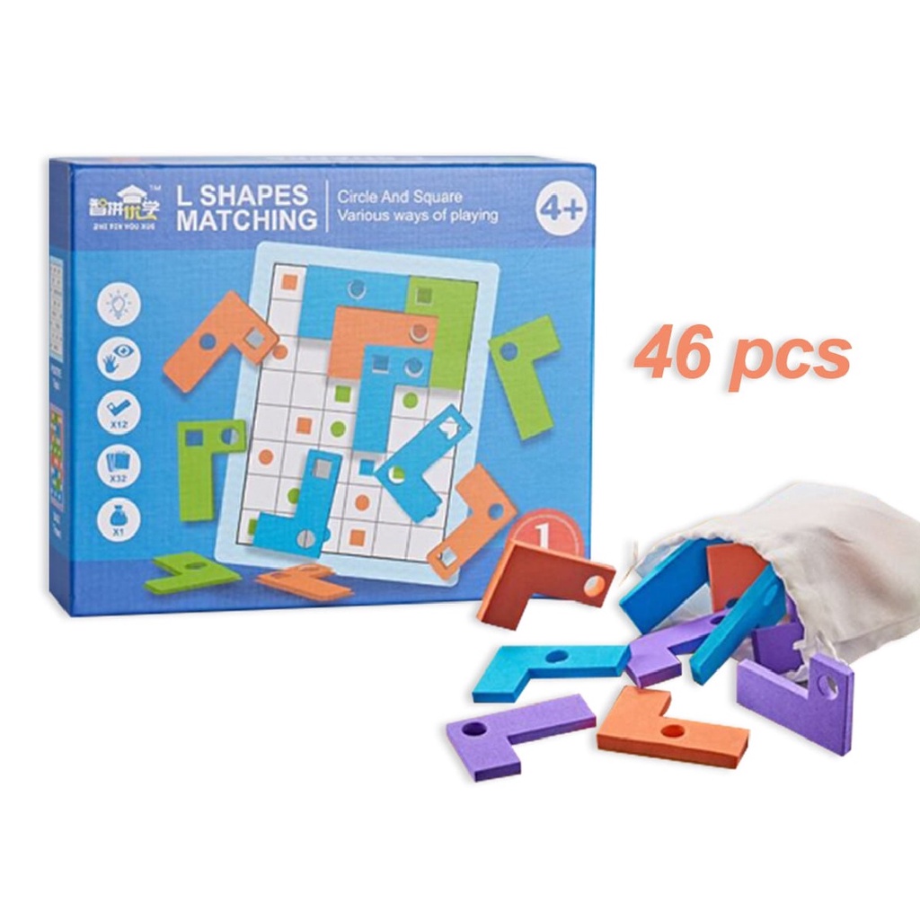 Jual L Shape Matching Games - Game edukasi anak | Shopee Indonesia