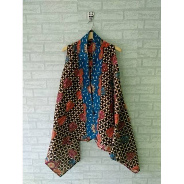 Jual Rompi Outer Batik Trapeze Asimetris | Shopee Indonesia