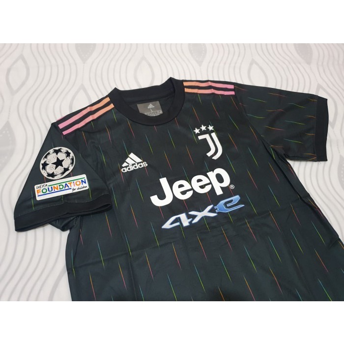 Jual JERSEY BAJU BOLA JUVENTUS AWAY FULL PATCH UCL 2021/2022 GRADE ORI ...